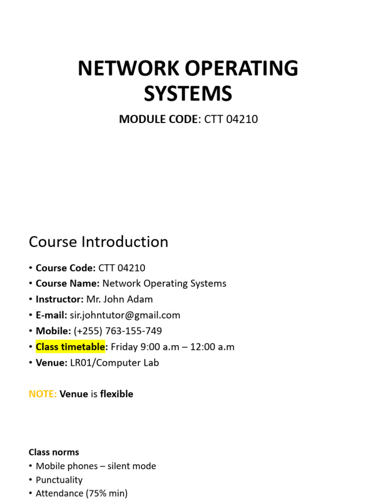 Course Contents Module 04210 | PDF | Microsoft Windows | Operating System