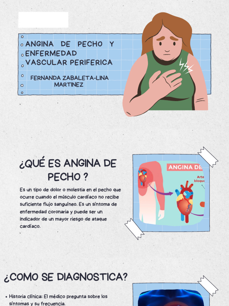 Angina de Pecho y Enfermedad Vascular Periferica | PDF | Enfermedades y ...
