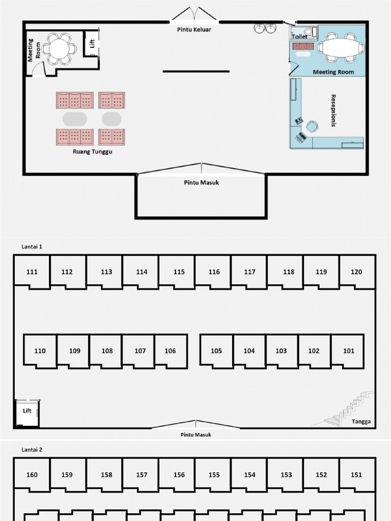 Denah Wisma Atlit | PDF
