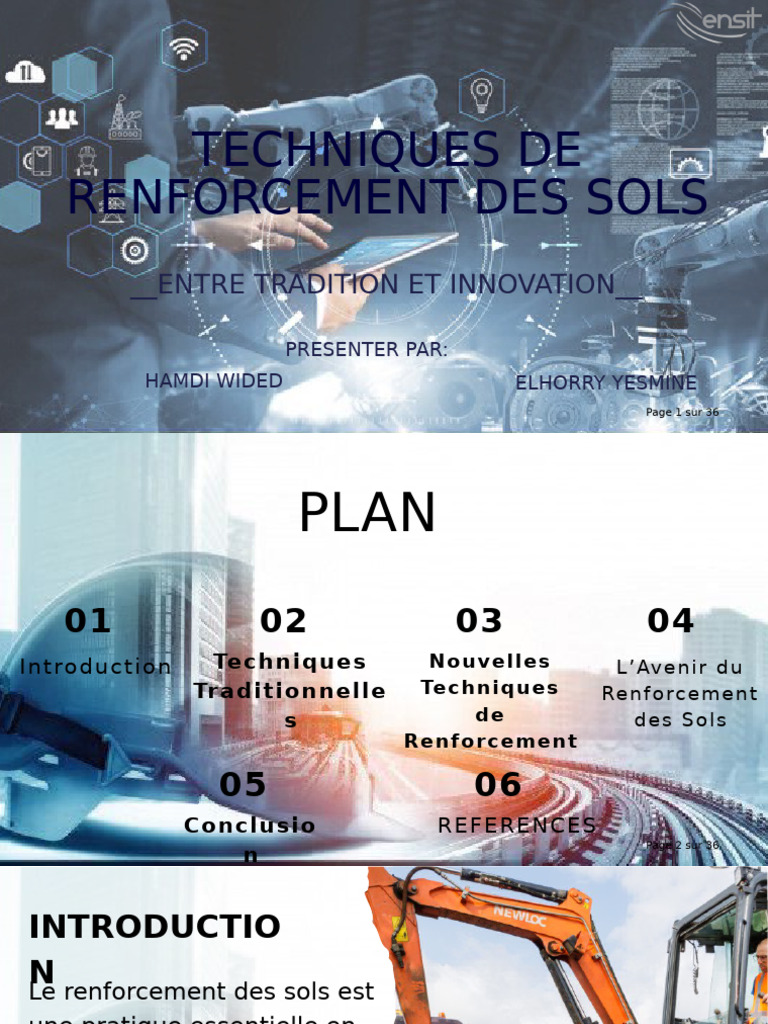 Techniques de Renforcement Des Sols | PDF | Fondation (construction) | Ingénierie civile