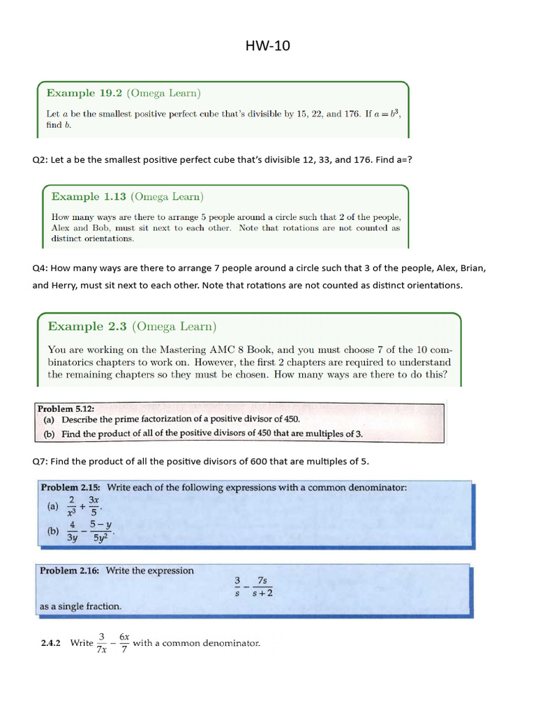 HW 10 | PDF