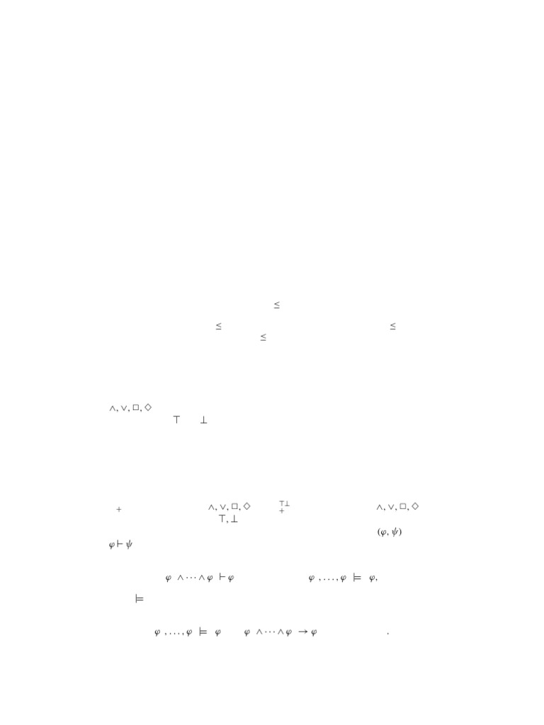 A New Semantics For Positive Modal Logic | PDF | Modal Logic | Theorem