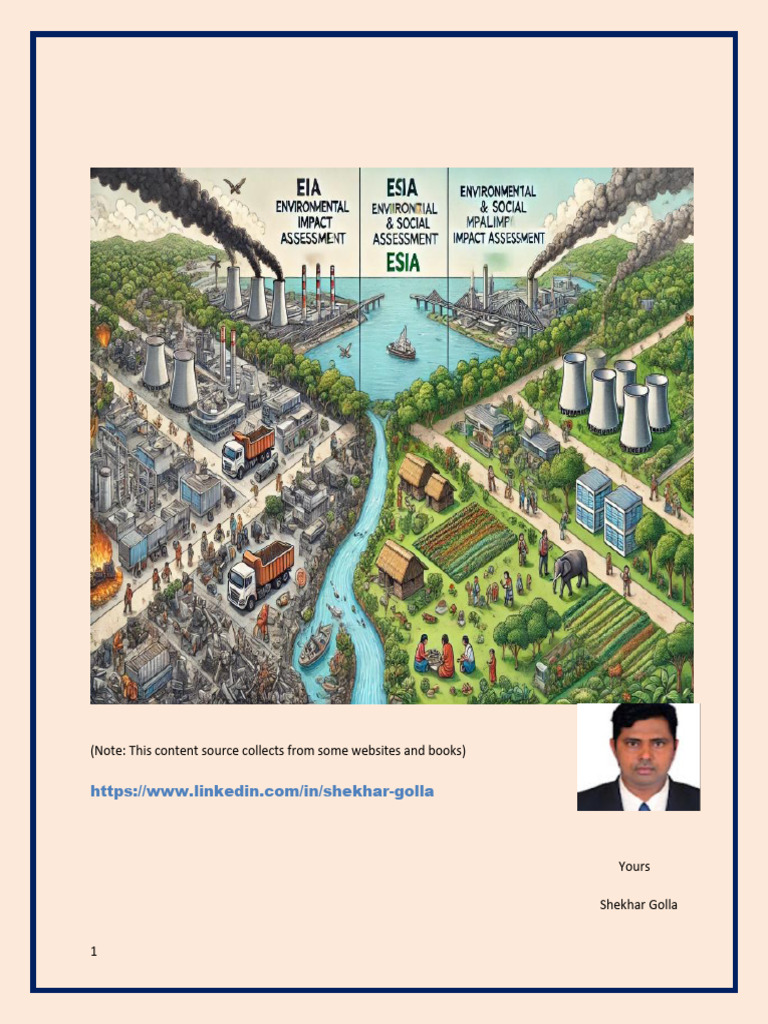 Differences Between EIA and ESIA - 250104 - 090020 | PDF ...