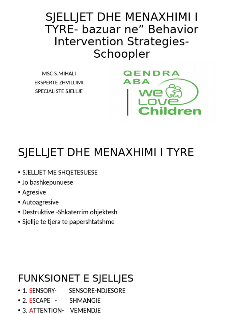 Moduli 2 Sjelljet Dhe Menaxhimi i Tyre (1) | PDF
