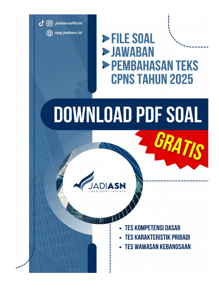 File Soal PDF TKP Cpns 2025 | PDF