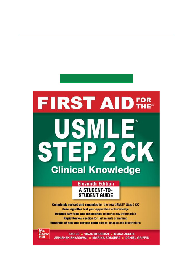 First Aid USMLE Step 2 CK 11th Edition | PDF