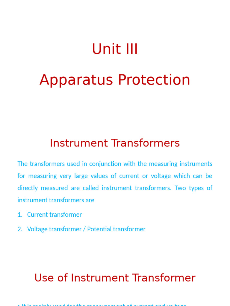 L2 Instrument Transformers | PDF | Transformer | Voltage