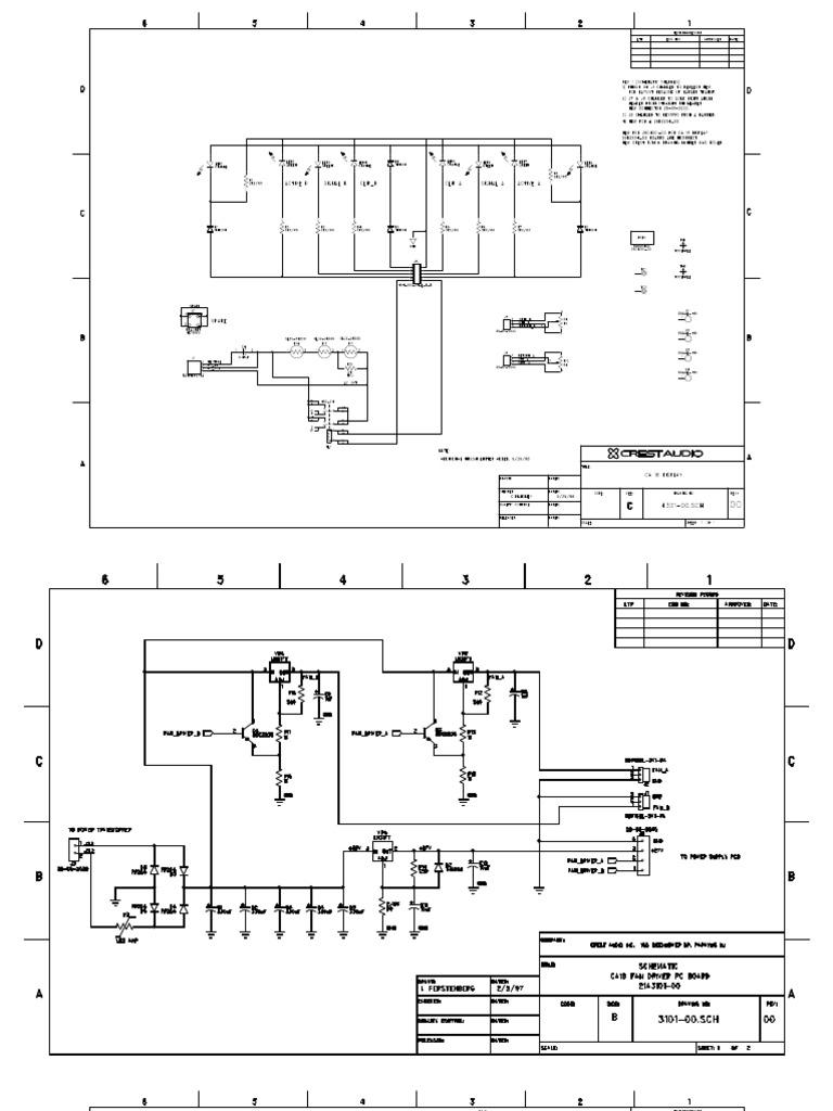 Crest Audio CA 18 Schematic | PDF