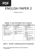 Class 10 Communicative English Writing Section | PDF | Paragraph | Learning