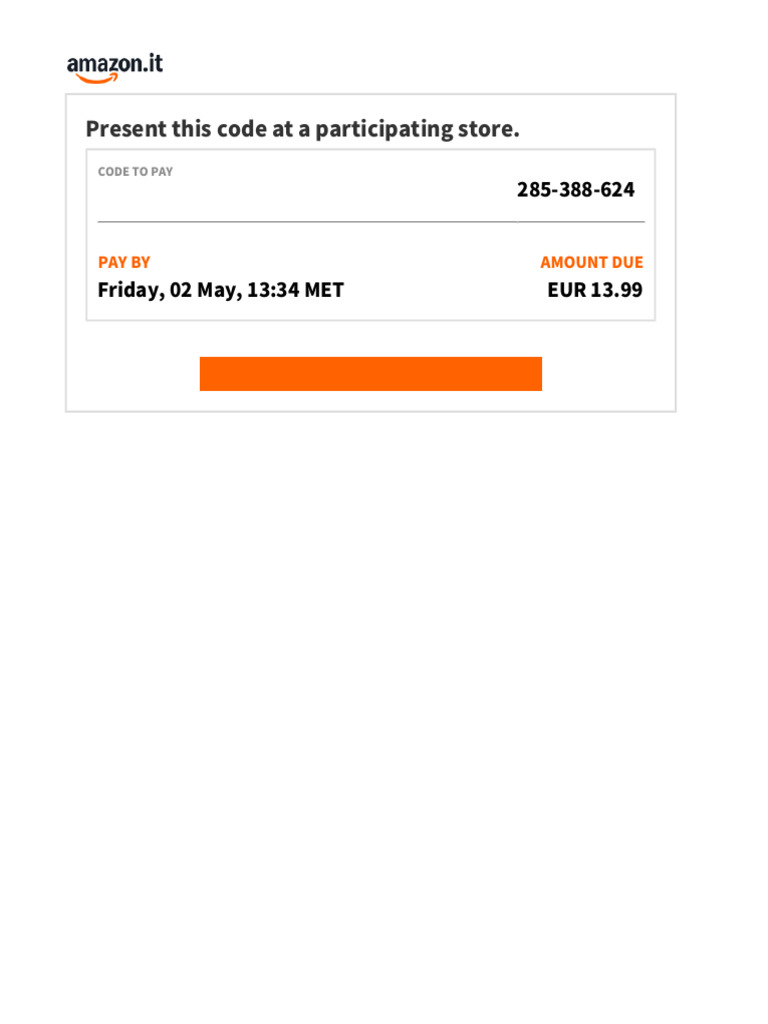 Amazon PayCode - 1 | PDF