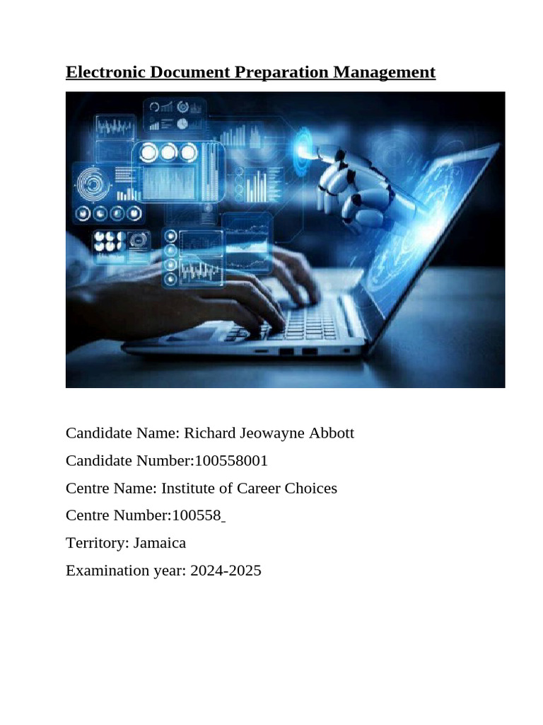 Electronic Document Preparation Management SBA | PDF | Employment ...