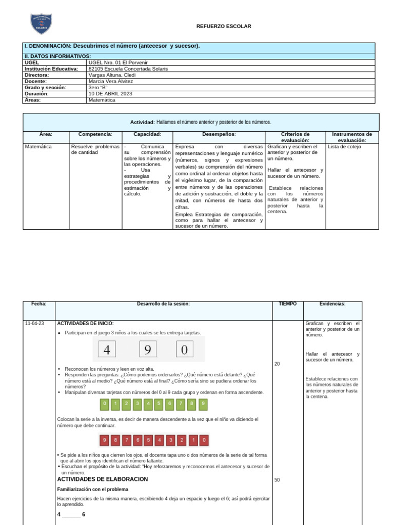 1. Anterior y Posterior | PDF