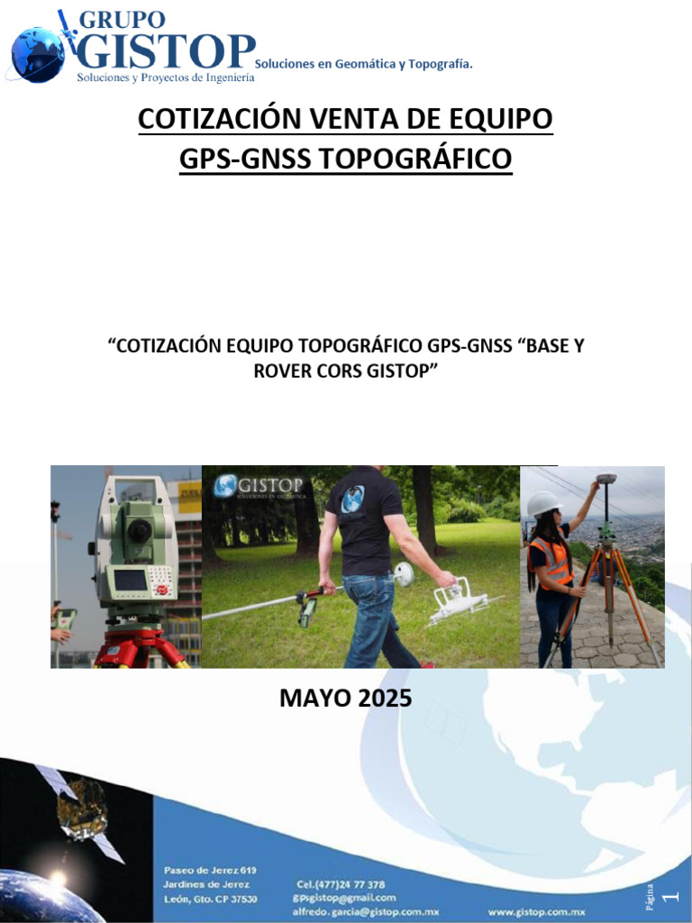 Coti Equipo Topografico Gnss-Kit-Base-Rover 05mayo2025 | PDF ...