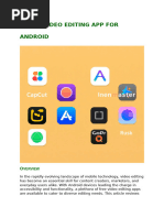 Capcut Tutorial | PDF | Editing | Software
