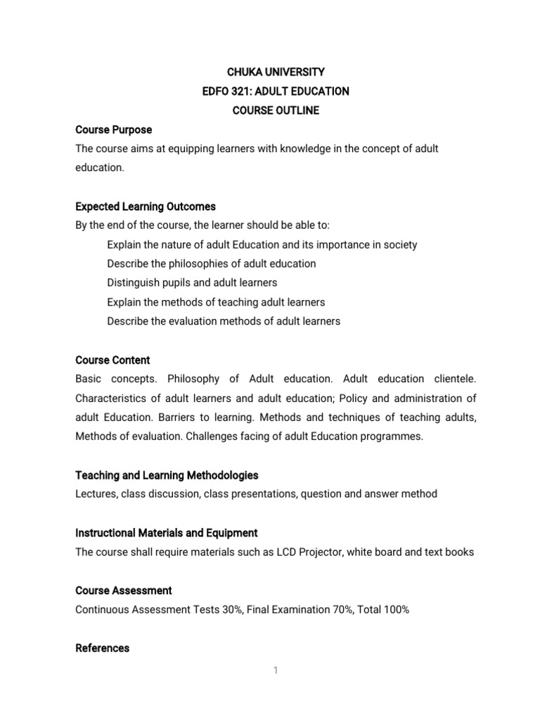 EDFO 321 NOTES - Newest | PDF