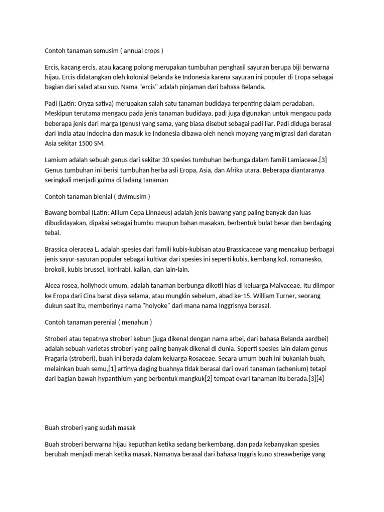 Contoh Tanaman-WPS Office | PDF