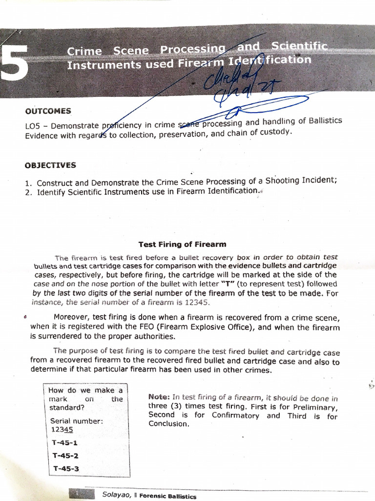 Ballistics Module 5 Finals | PDF
