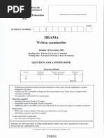 2025 Grade 8 Drama Answers or Responses | PDF