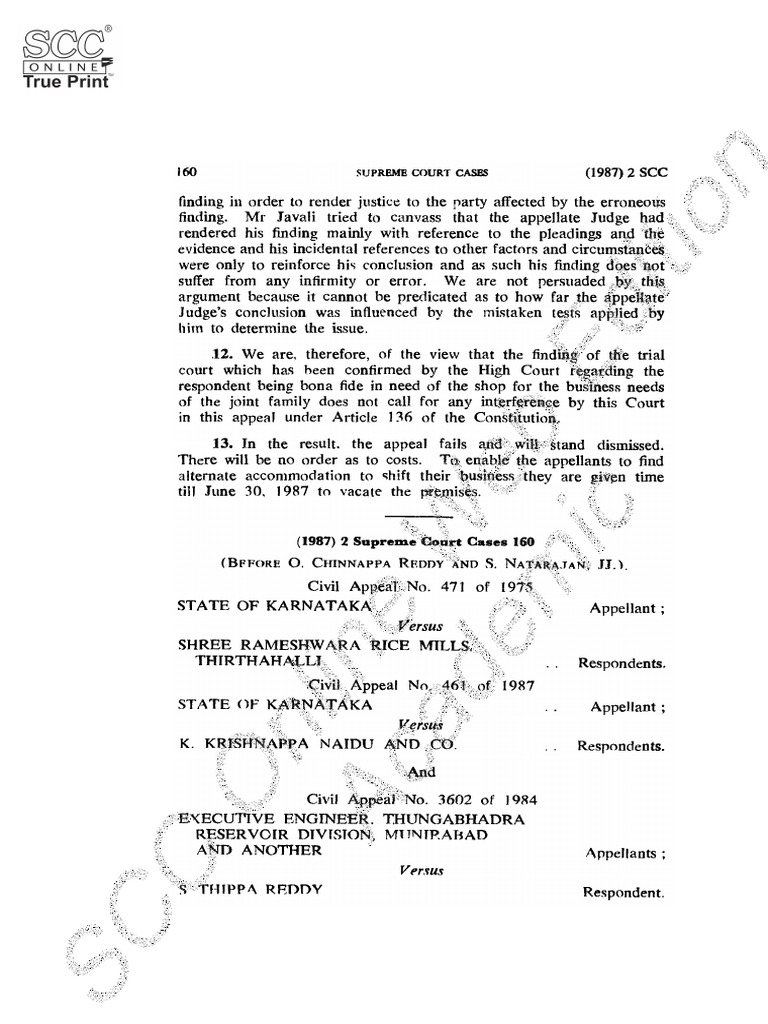 Sree Ramehswara Rice Mills | PDF | Supreme Court Of The United States ...