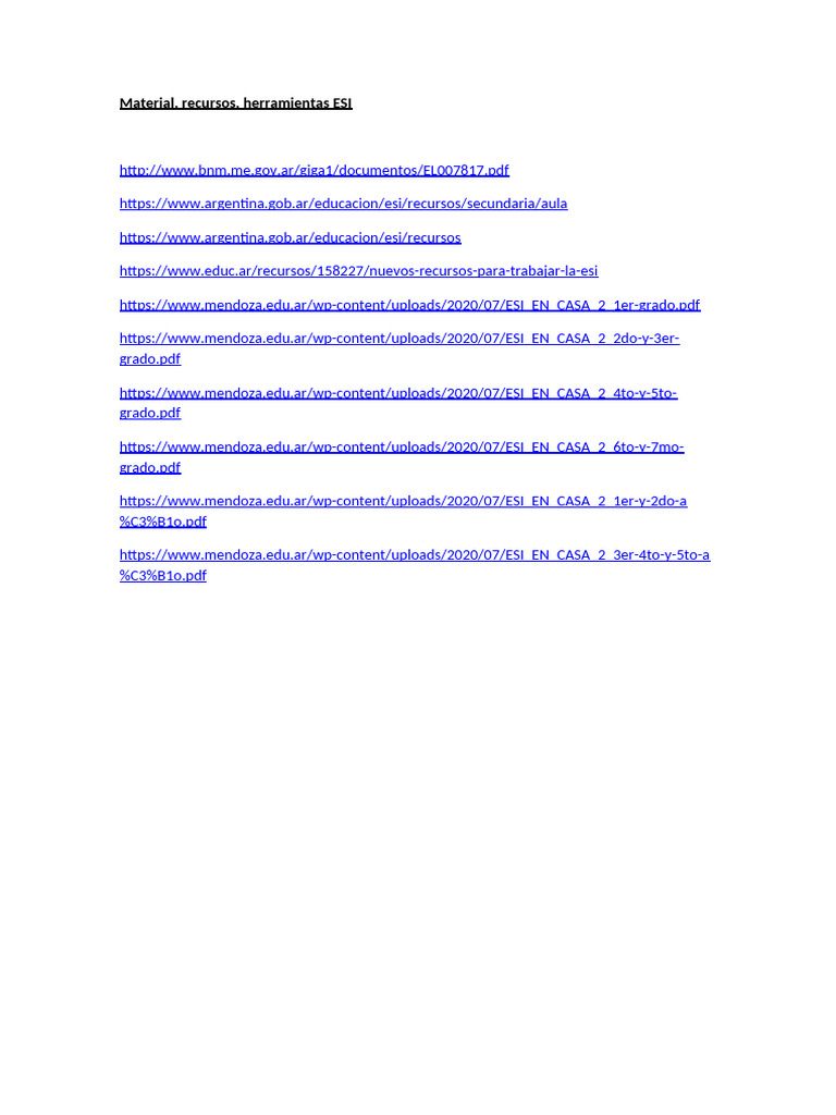 Material Esi Links | PDF