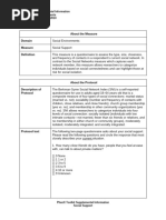 Social Support Berkman Syme | PDF | Questionnaire | Social Support