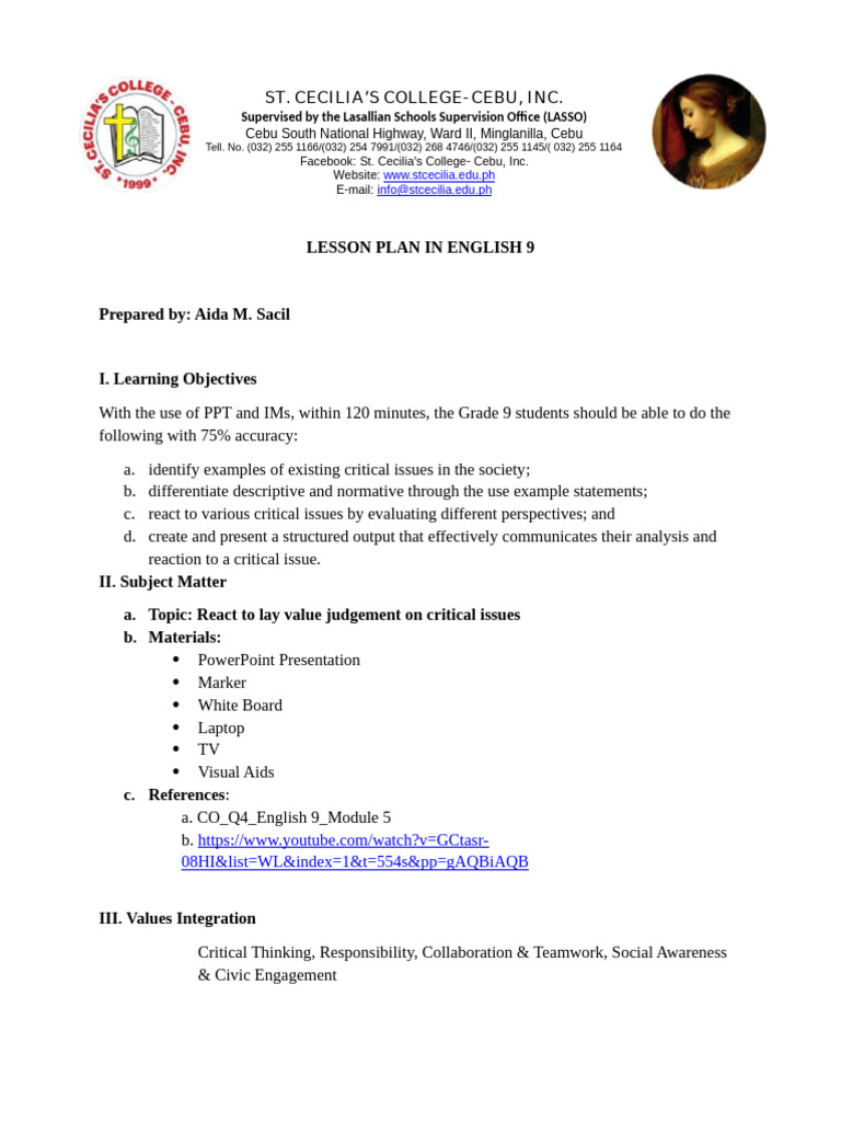 DLP-React-lay-Value-Judgment 2 | PDF | Psychological Concepts | Psychology