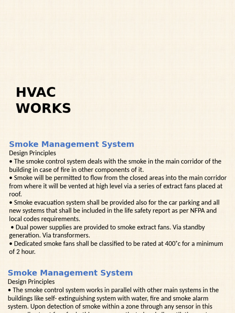 HVAC Presentation | PDF | Ventilation (Architecture) | Equipment