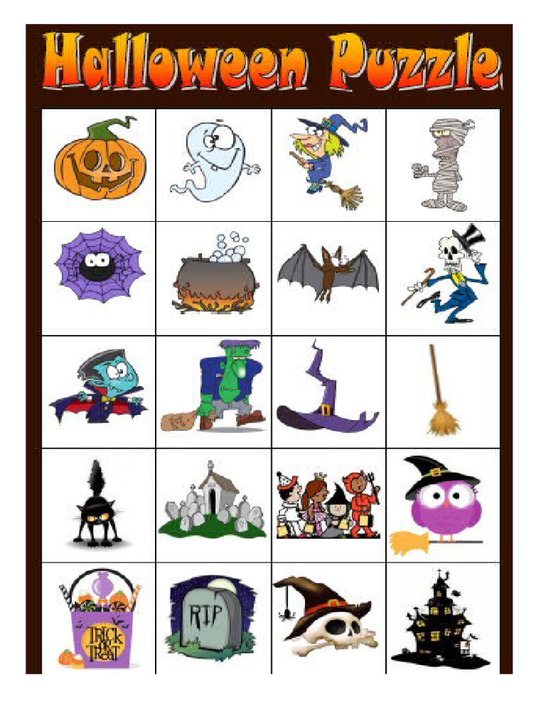 Puzzle Trick or Treat | PDF