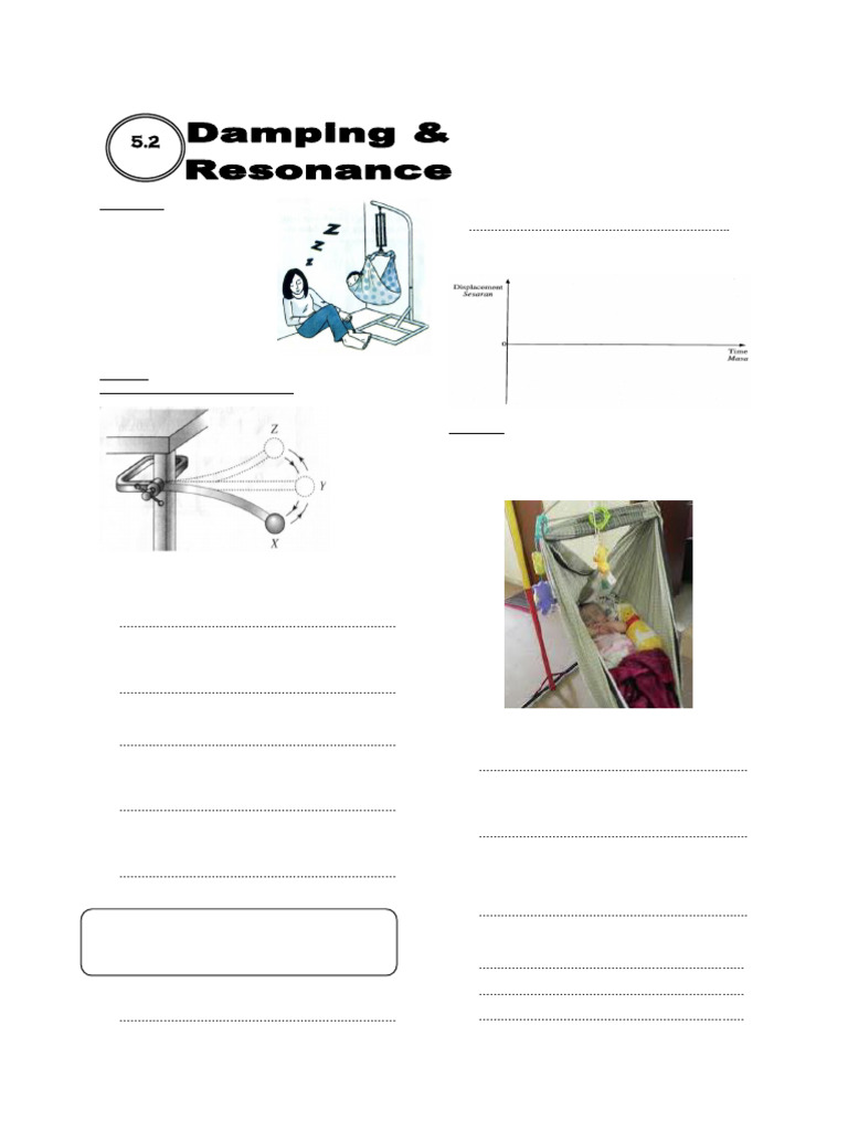 5.2 Damping and Resonance Module 2021 | PDF | Resonance | Oscillation