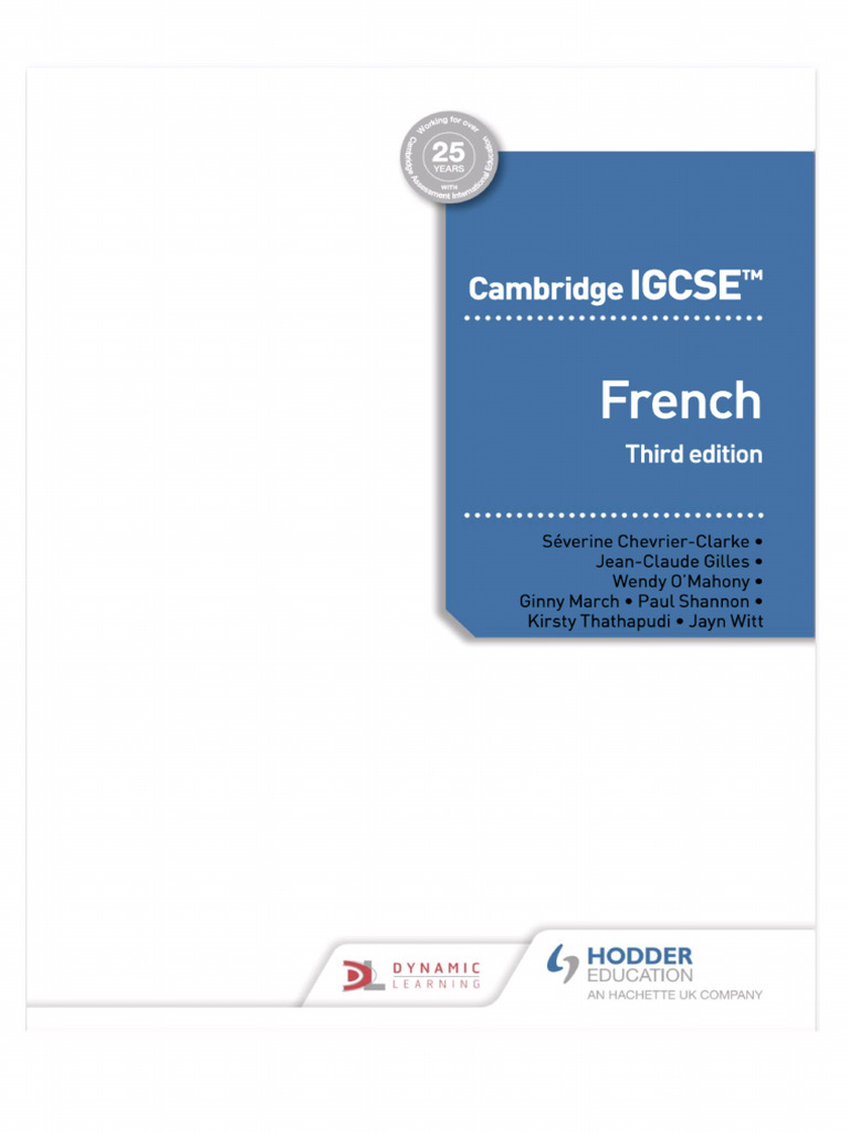 Cambridge IGCSE 3rd Edition | PDF