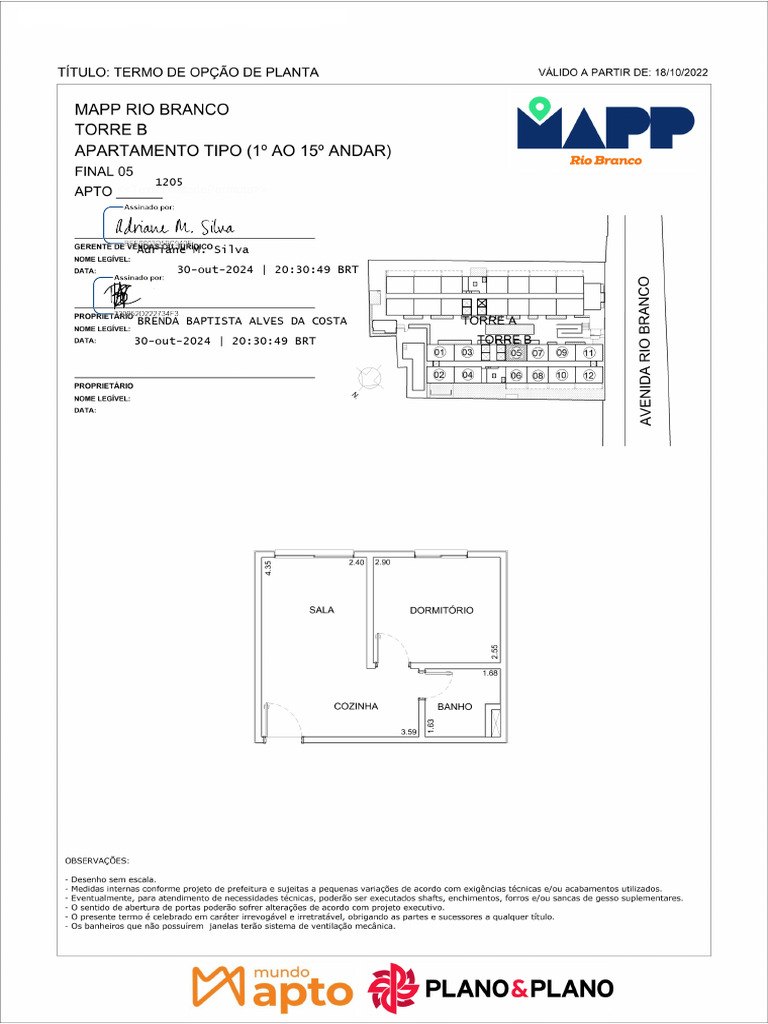 382_-_Rio_Branco_(Mundo_apto)_Torre_B_Pav._Tipo_Final_05_1º_ao_15º_R01 | PDF