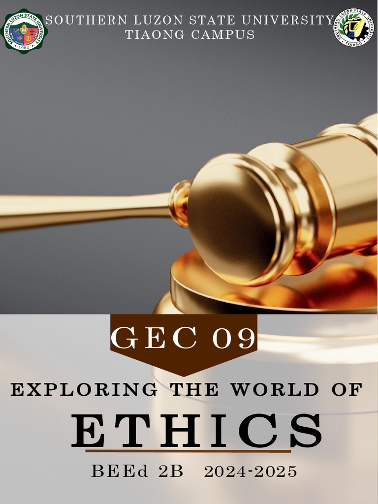 ETHICS MODULE Beed 2b | PDF | Morality | Enlightenment In Buddhism