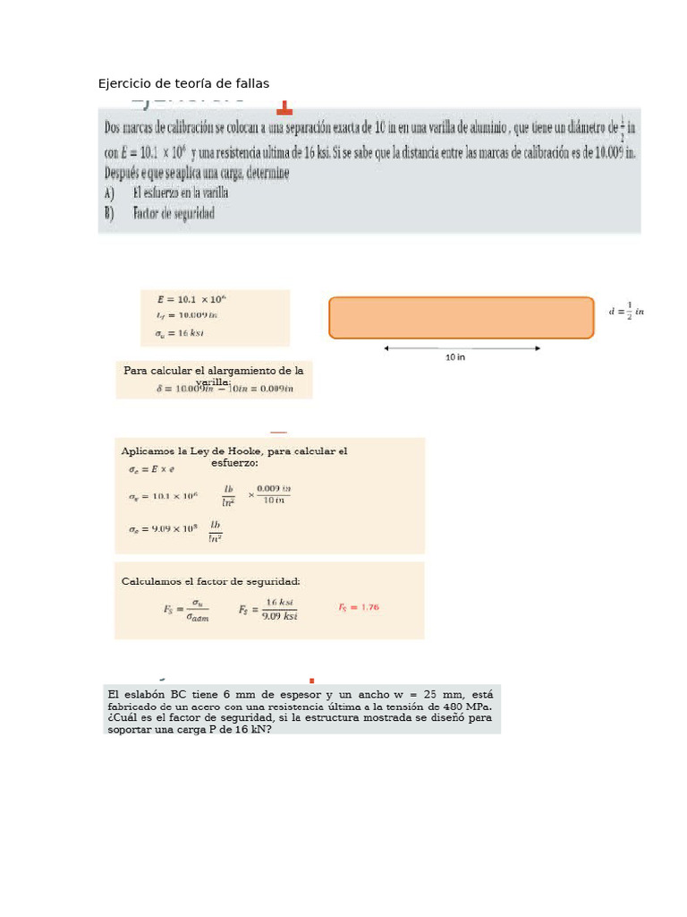 Ejercicio de Teoría de Fallas | PDF