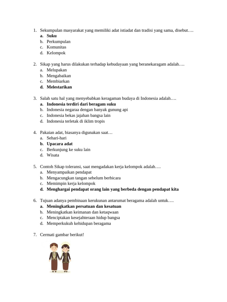 Asesmen Ppkn-Kelas 4new | PDF