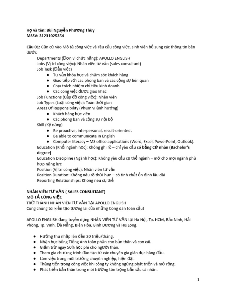 BÀI TẬP ERP Buoi 01 | PDF