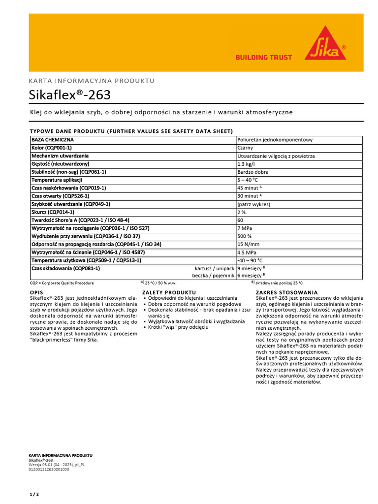 sikaflex_-263 | PDF