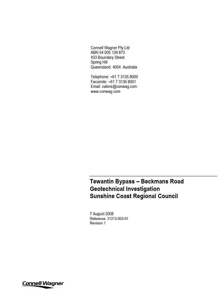 Bne Report 115 | PDF | Geotechnical Engineering | Borehole