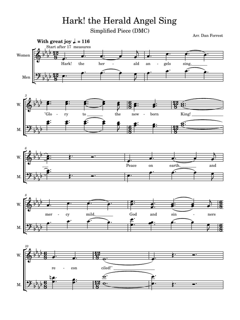Hark The Herald Angel Sing | PDF