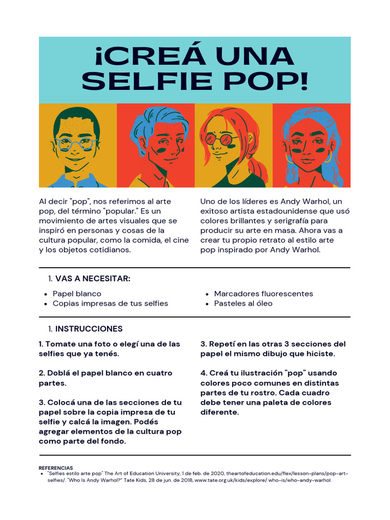 Actividad SElfie POP | PDF