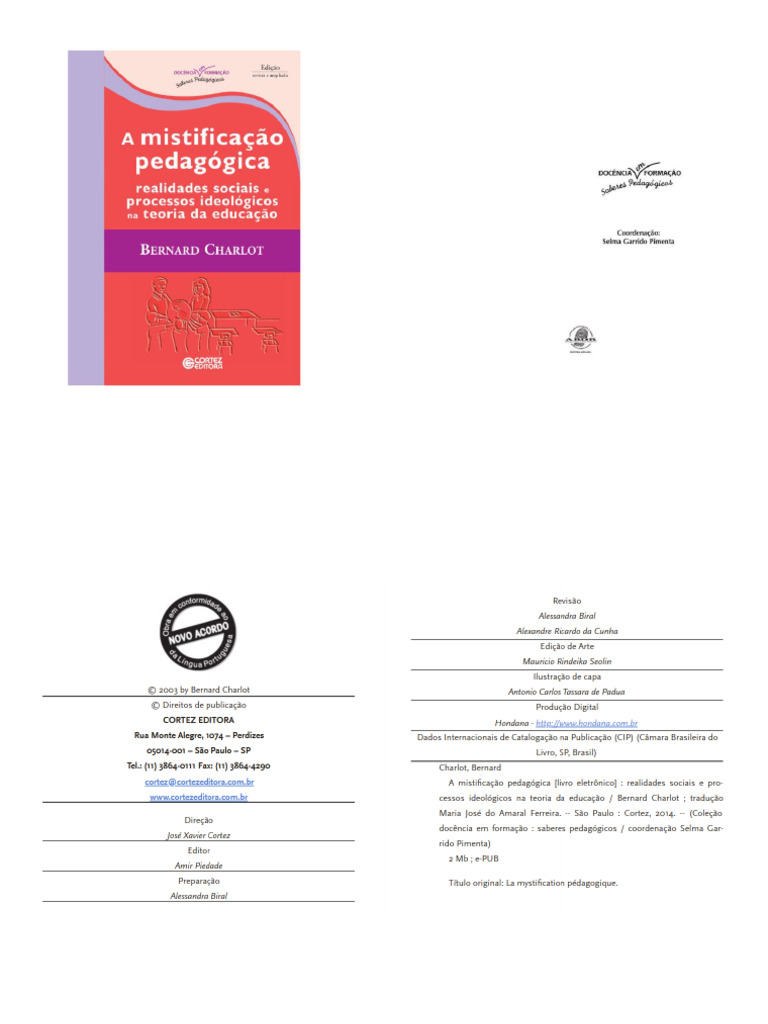 Educação e Política - Charlot, Bernard | PDF