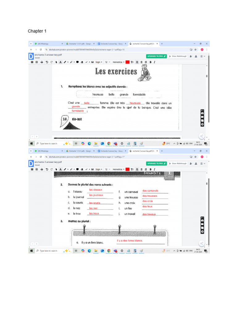 Enchante 2 Answer Key | PDF