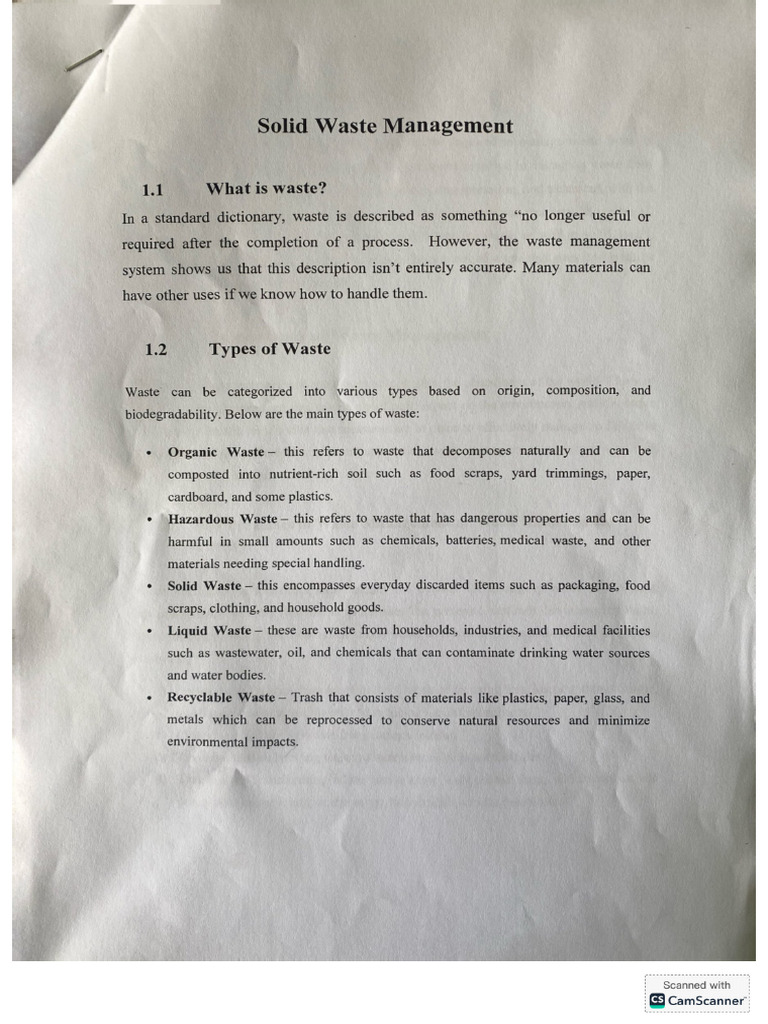 Industrial Waste Management | PDF