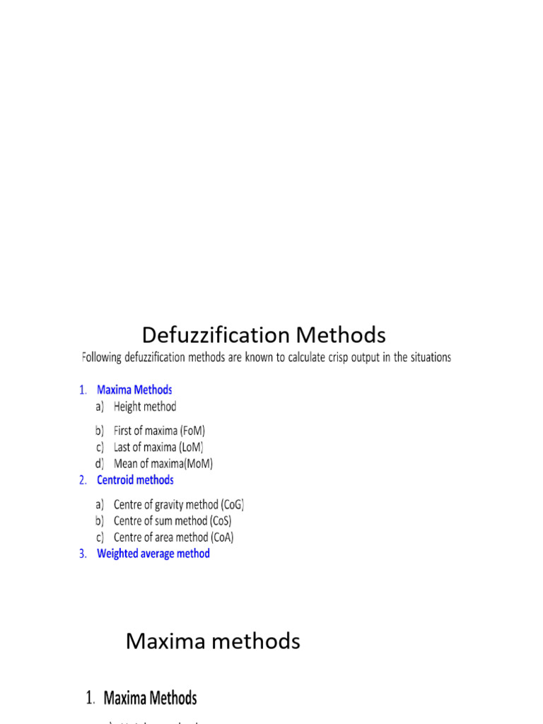 Defuzzification | PDF