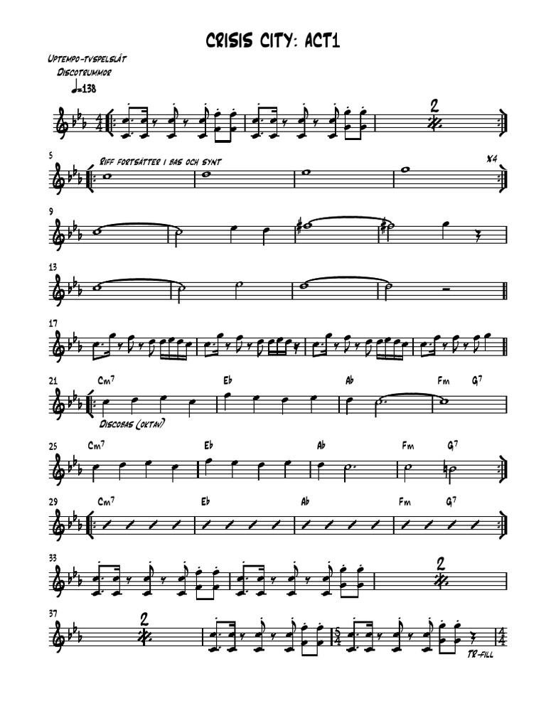 Crisis City ACT1 | PDF