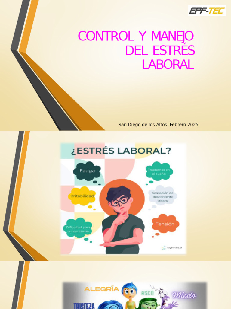 Control del Estrés Laboral y Felicidad | PDF