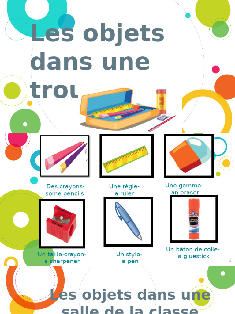 Classroom Objects | PDF