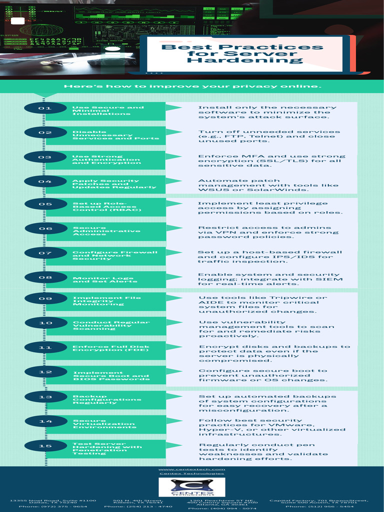Best Practices For Server Hardening | PDF | Security | Computer Security