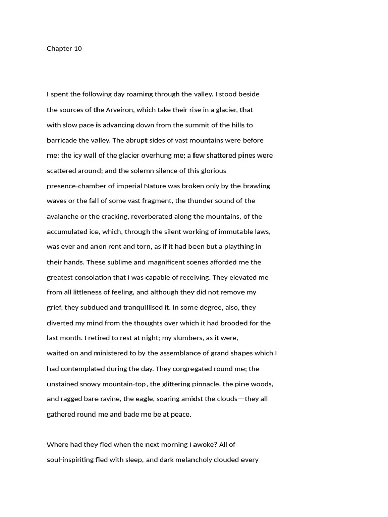 Scribd Frankenstein Chapter10 | PDF