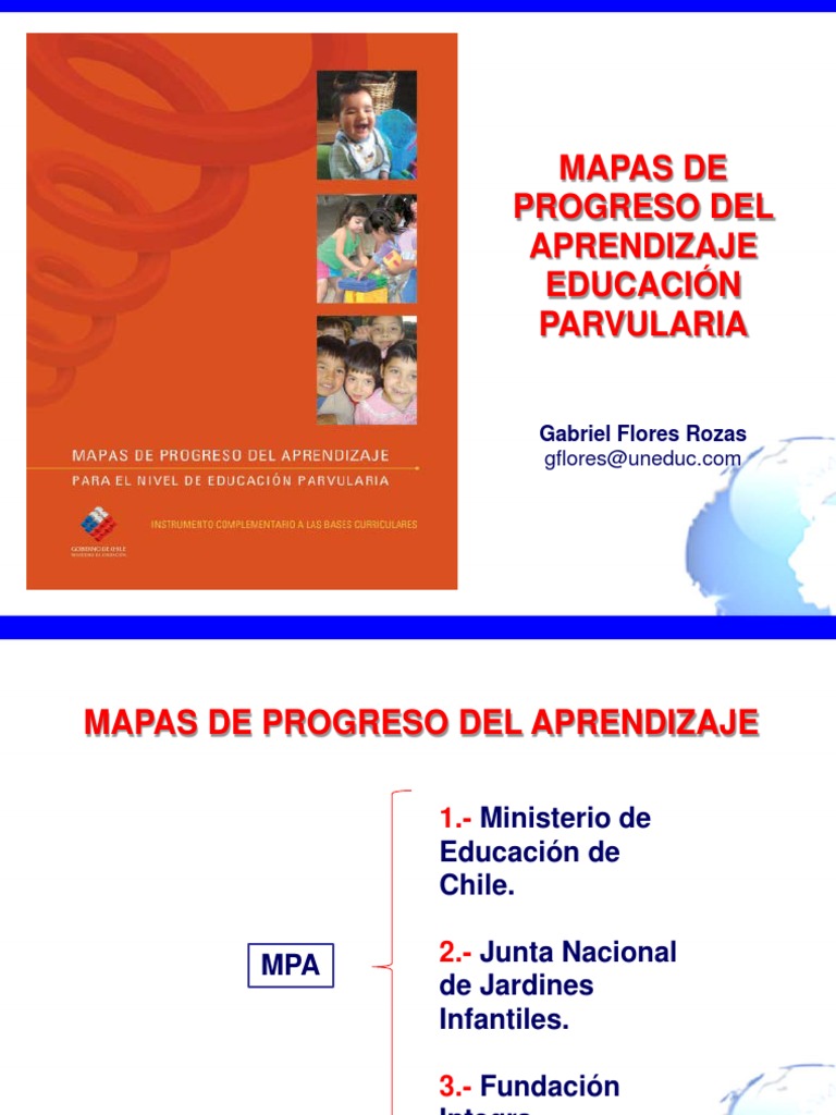 Mapas de Progreso Del Aprendizaje en Educación Parvularia | PDF | Jardín de infancia | Aprendizaje