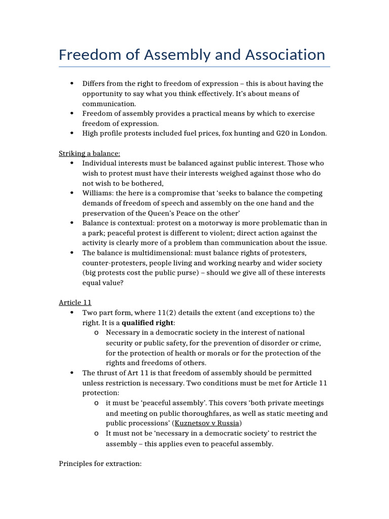 Freedom of Assembly and Association 2012 | PDF | Crime & Violence | Crimes